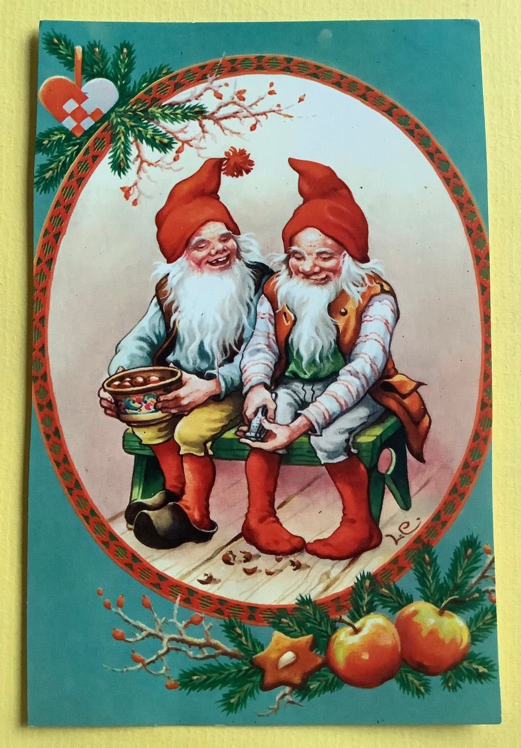 Julkort Tomtar LC Lars Carlsson | Köp på Tradera (647931117)