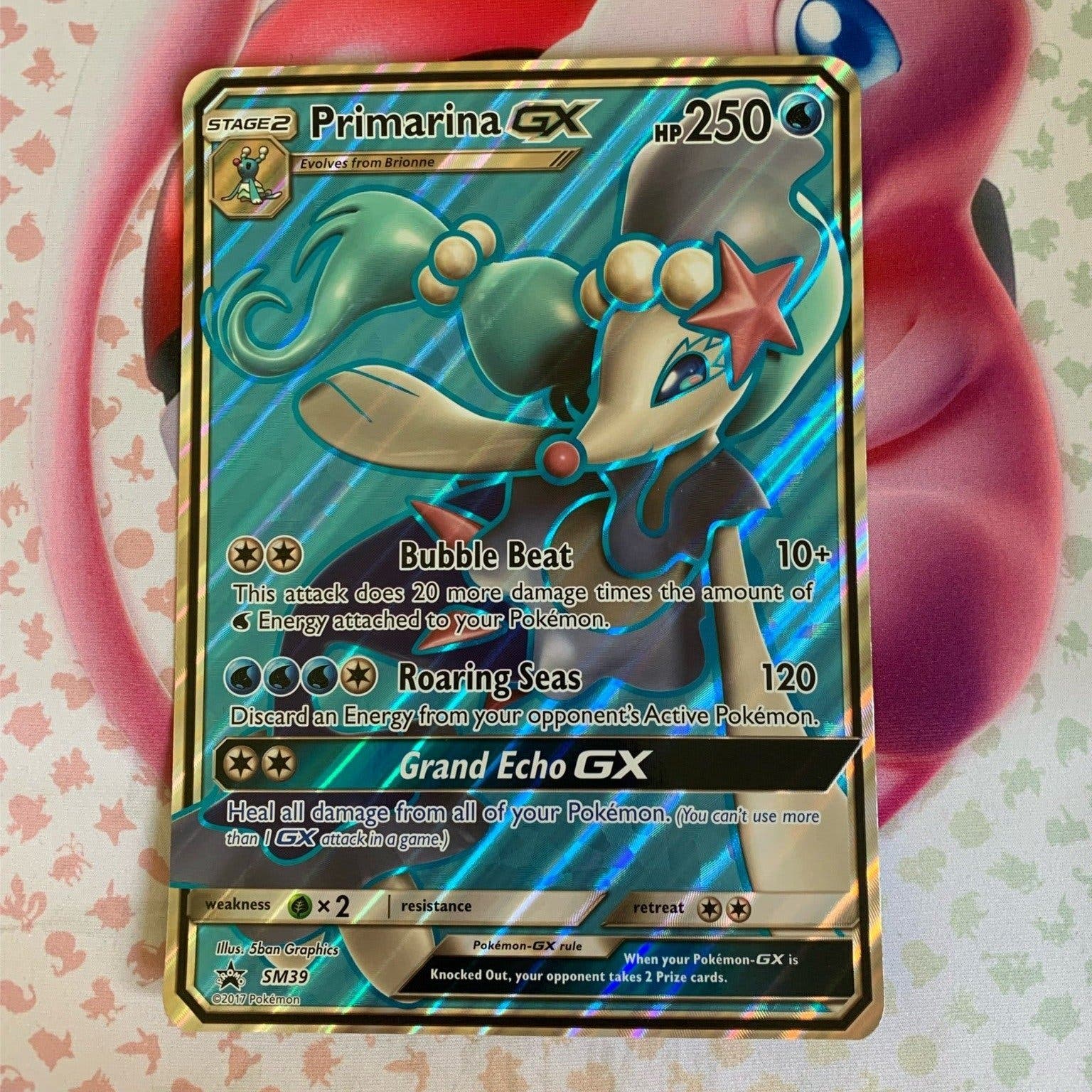 Primarina GX #SM39 Pokemon Promo JUMBO - Pokémo.. | Köp på Tradera ...