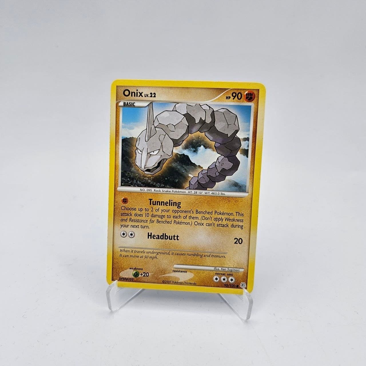 Onix 92/130 Diamond & Pearl, Pokémon TCG 2007 | Köp på Tradera (689920906)