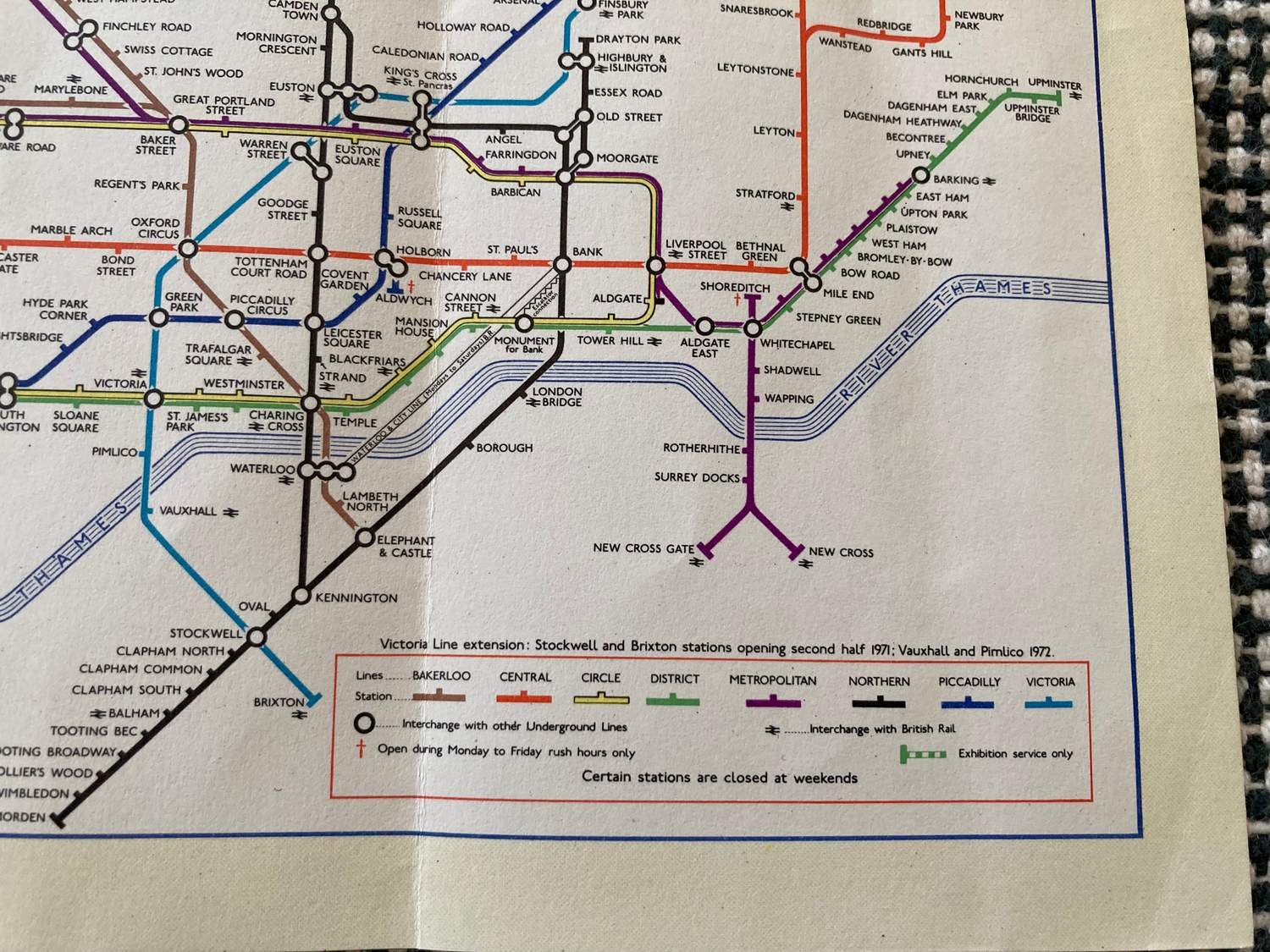 GAMMAL KARTA - "LONDON BIG BEN MAP" - 1972 ??? | Köp på Tradera (579884441)