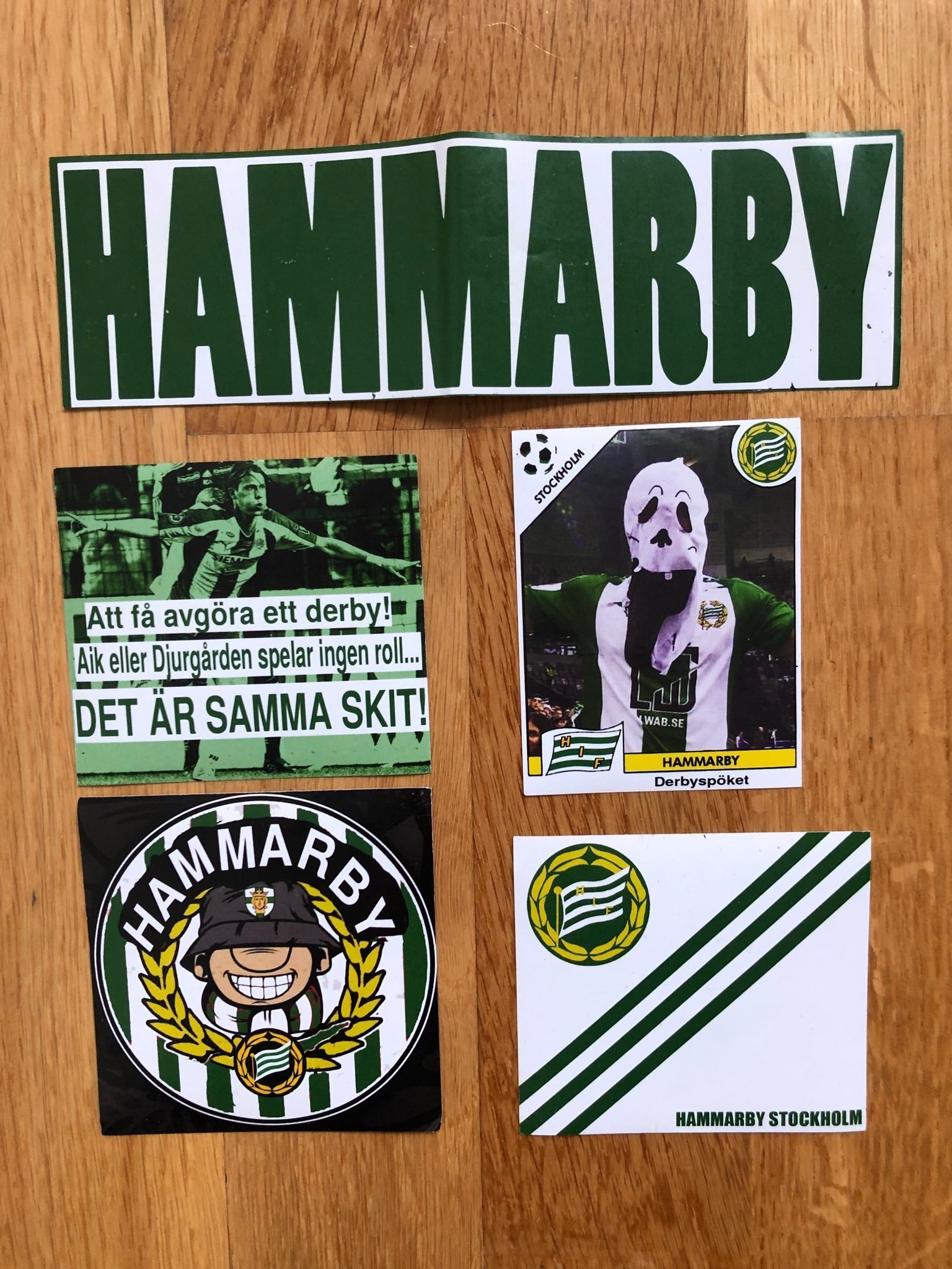 HAMMARBY BAJEN klistermärken | Köp på Tradera (583644640)