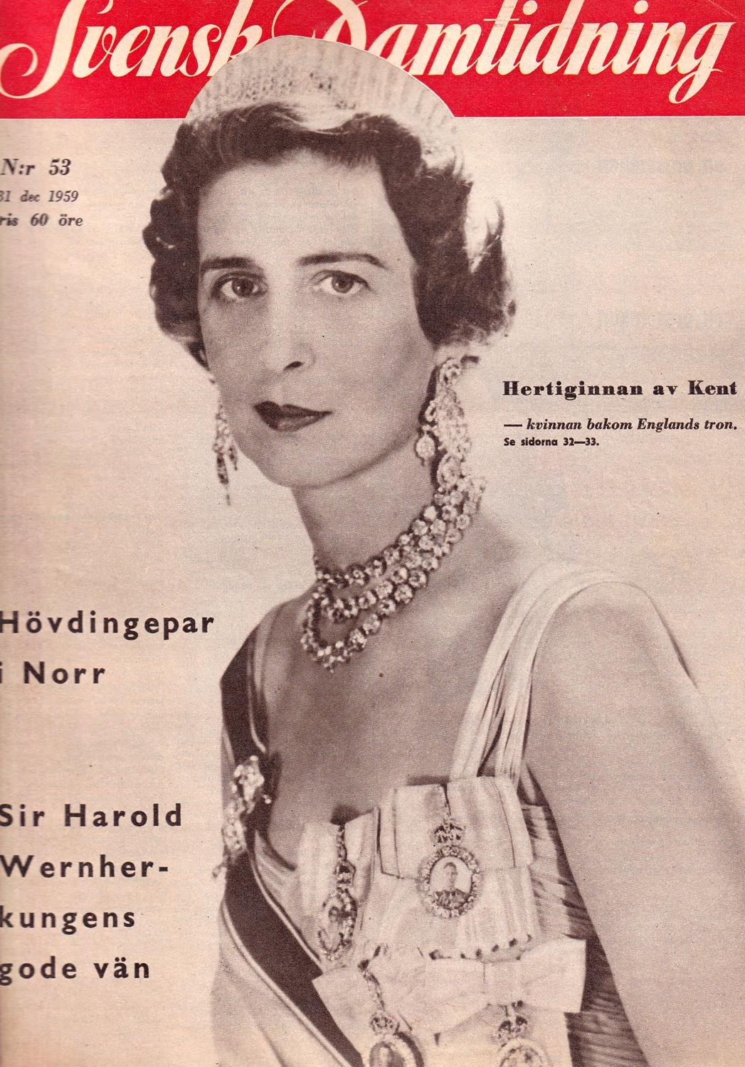 S-D 1959-53 Nobel Fest.Irma Christenson.Manfred.. | Köp på Tradera ...