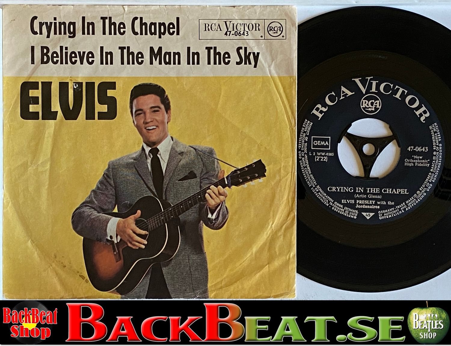 ELVIS PRESLEY - CRYING IN THE CHA.. | Köp från backbeat på Tradera ...