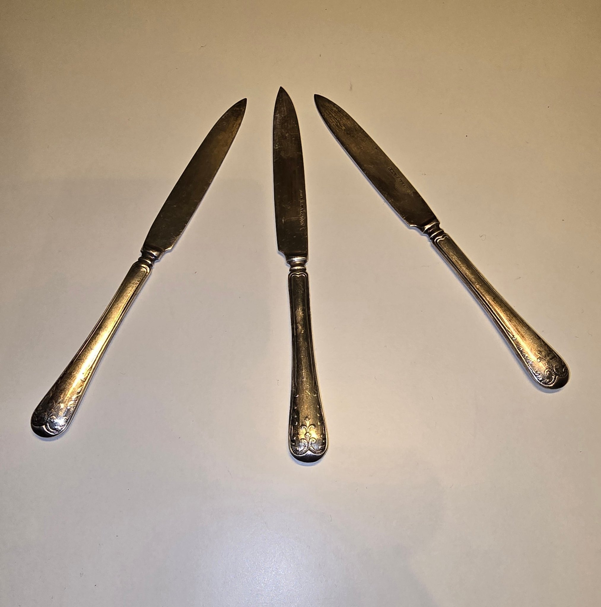 Vintage Alpacka Silver PN Knivar ~ längden 15 c.. | Köp på Tradera ...