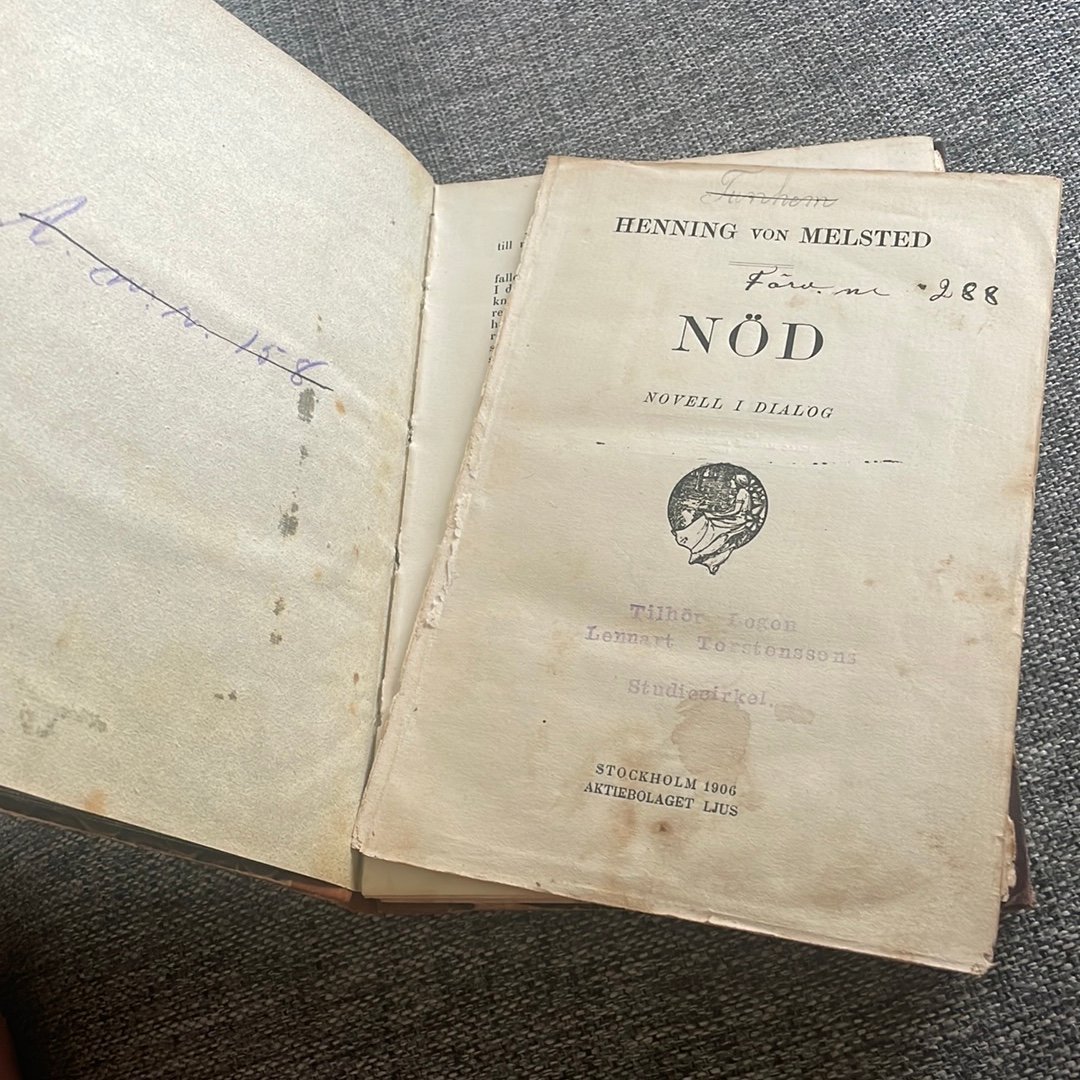 Nöd: Novell i Dialo.. | Köp från HunnebergsKFUMscoutkår på Tradera ...