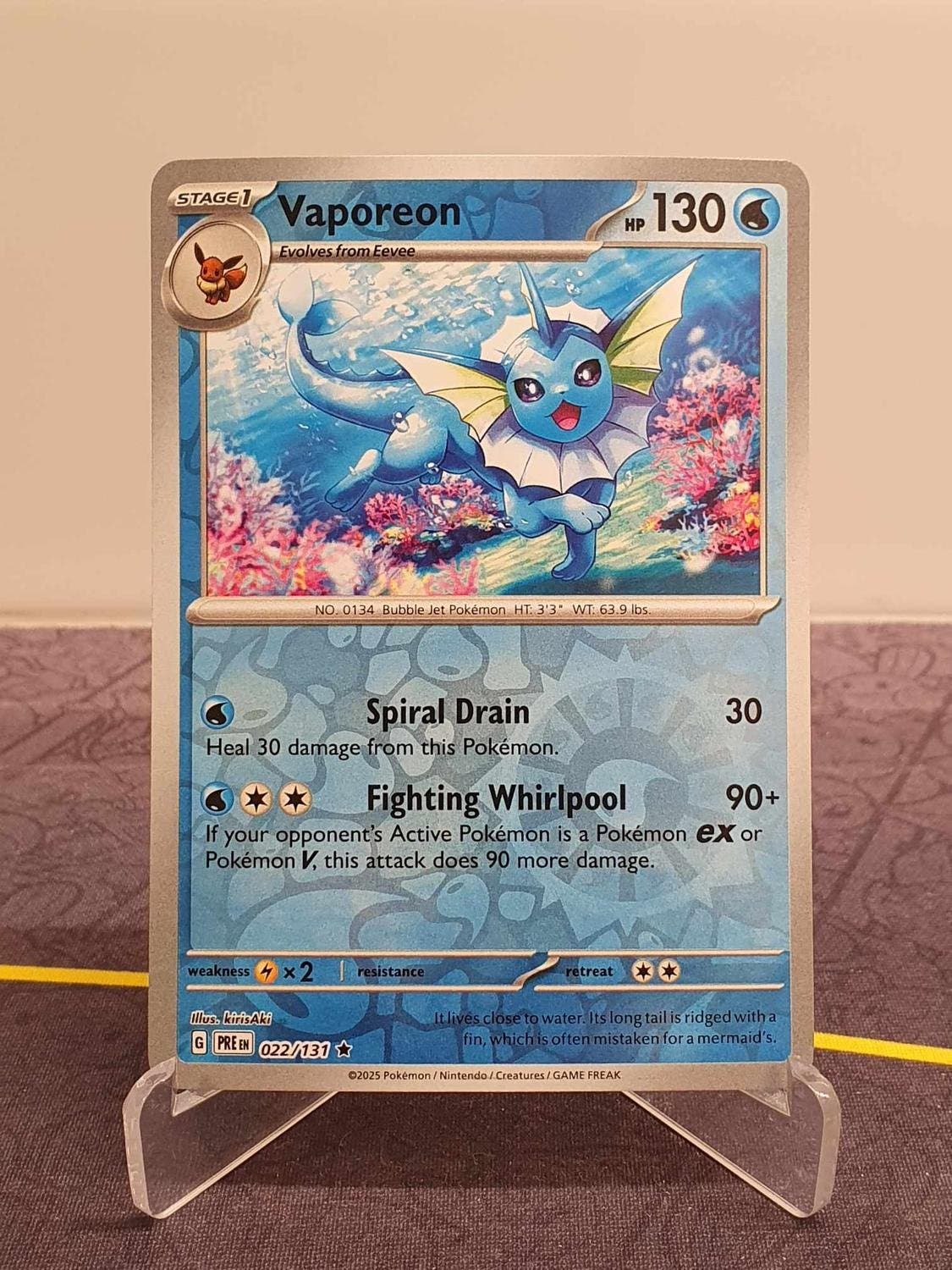 VAPOREON 022/131 - Reverse Holo Rare - Prismati.. | Köp på Tradera ...