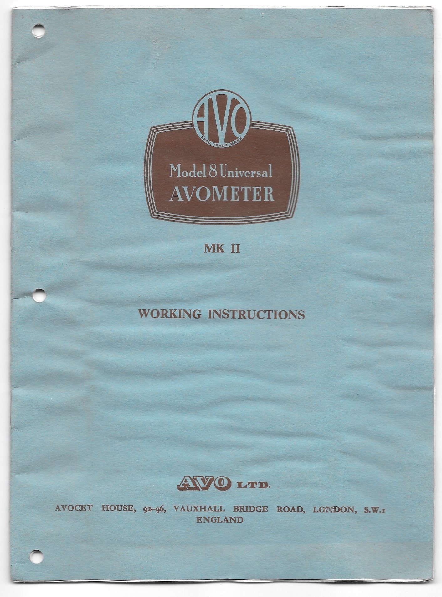 Se produkter som liknar AVO Model 8 Universal Avomete.. på Tradera ...