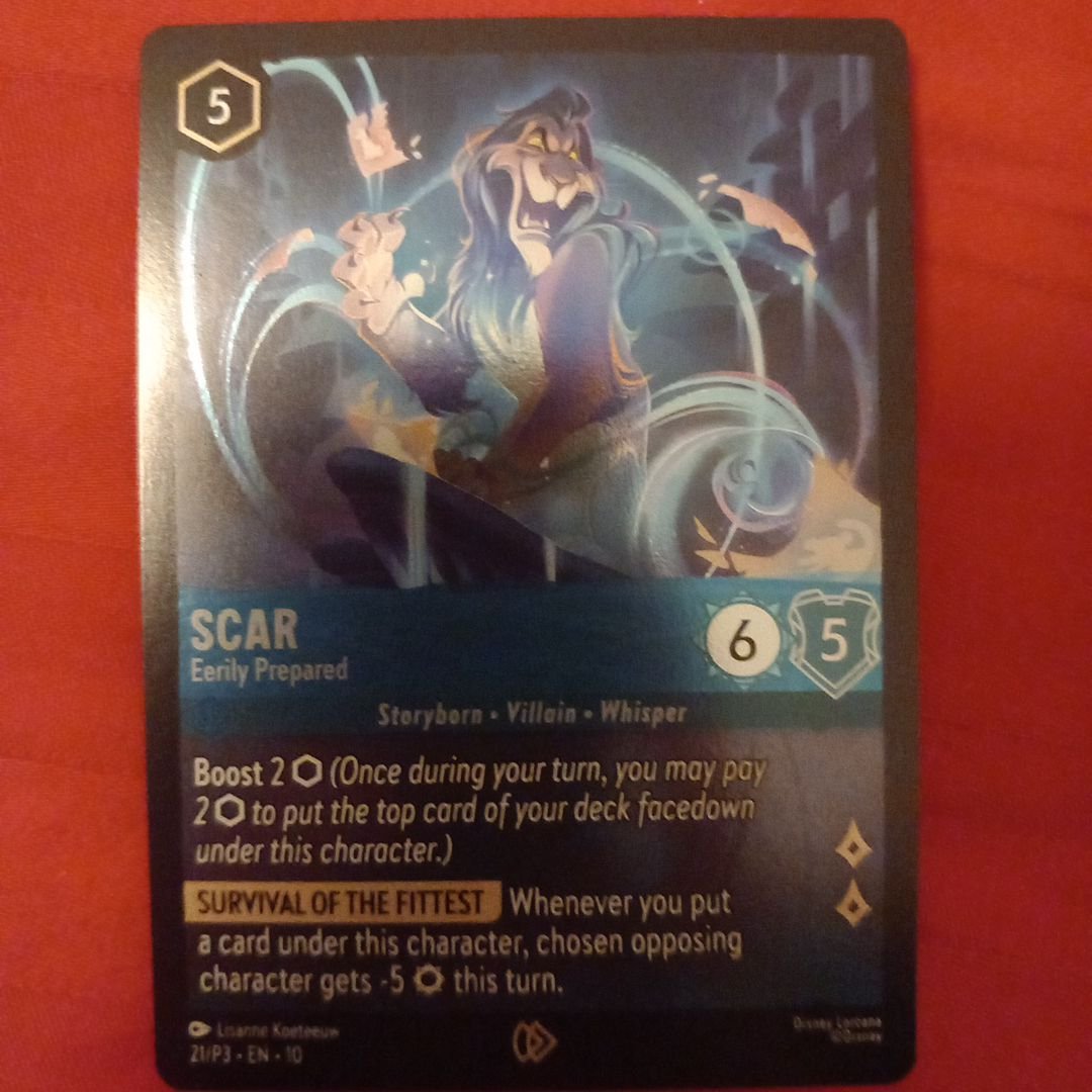 Disney Lorcana - Scar - Eerily Prepared | Köp på Tradera (702307419)