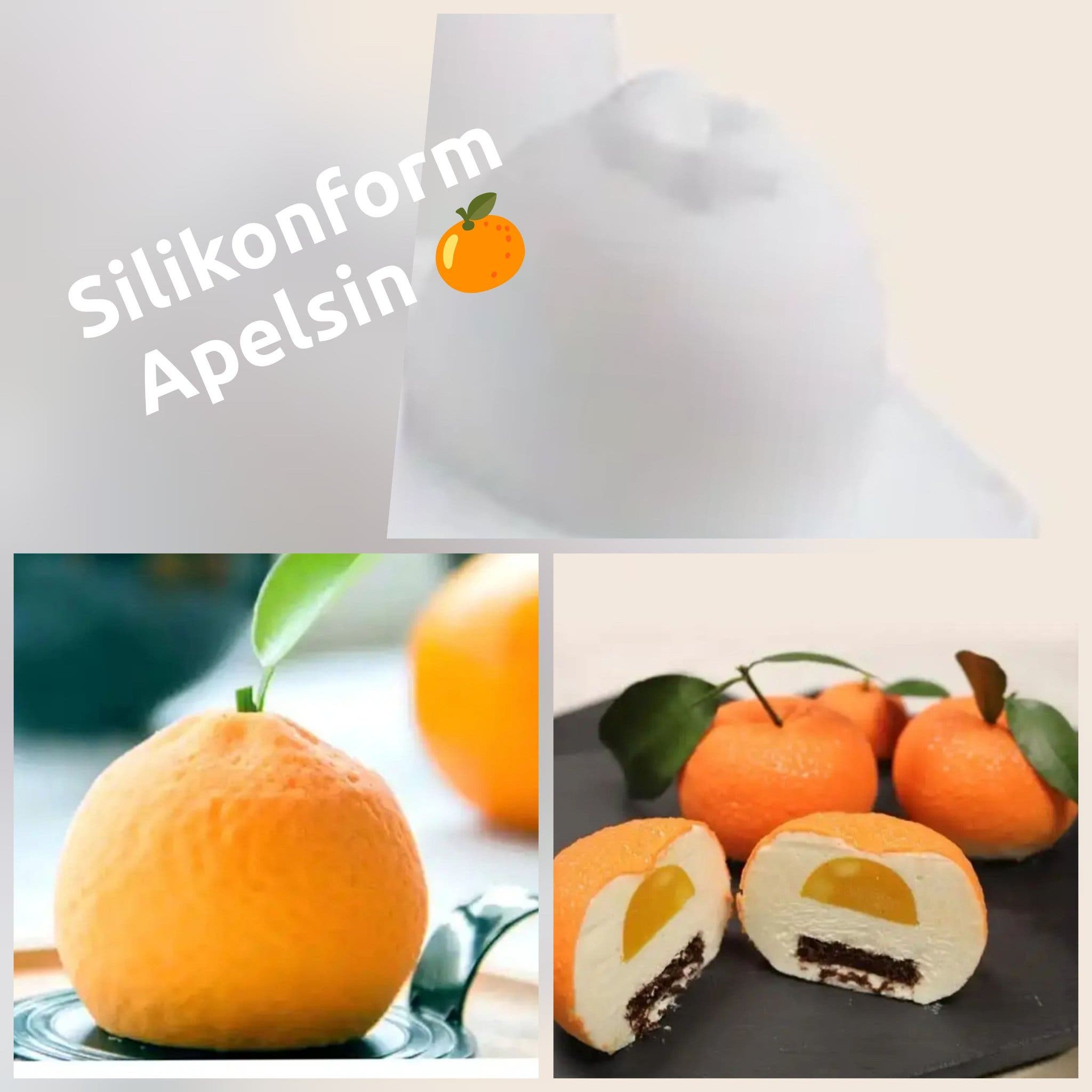 Naturtrogen apelsin . Silikonform/gjutform/gips.. | Köp på Tradera ...