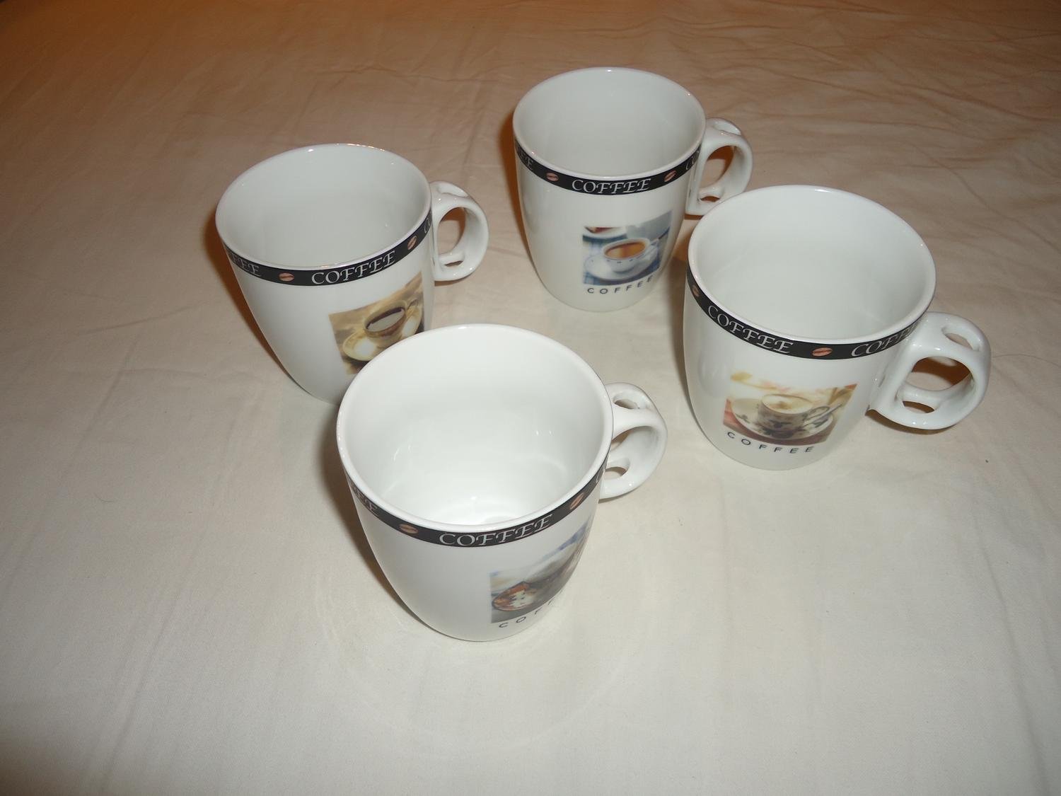 Coffee mugs SIAKI porslins kaffe muggar 4 st | Köp på Tradera (487673523)