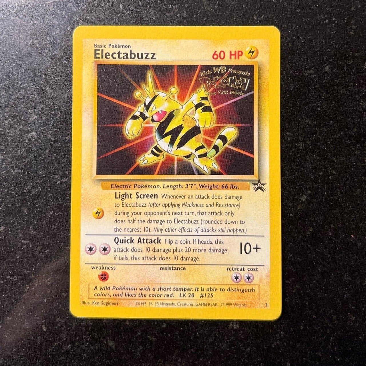 Electabuzz - Promo Pokémon Card (2) Kids WB pre.. | Köp på Tradera ...