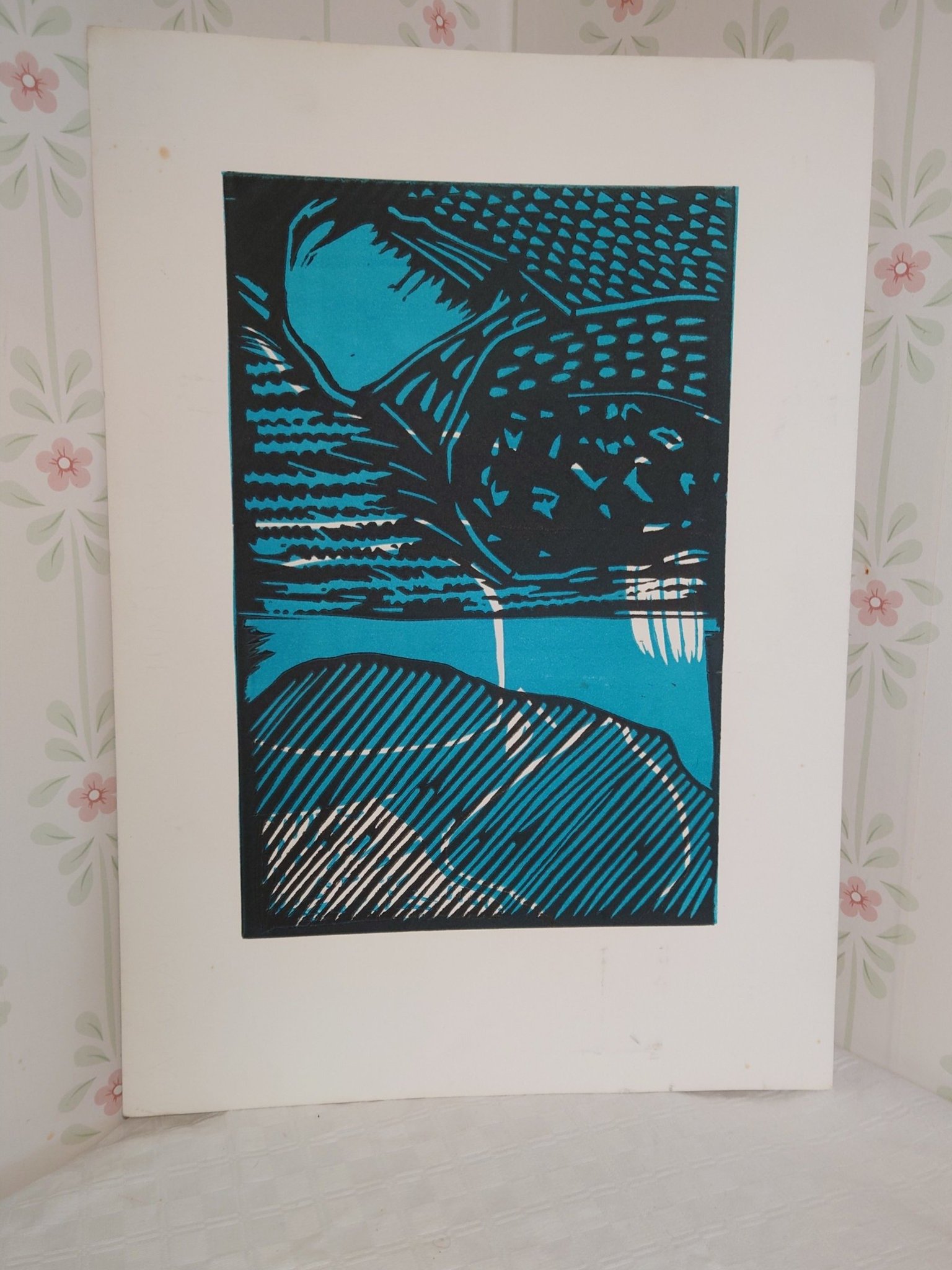 LINOLEUMTRYCK, EJ SIGNERAT ,MYCET FINT SKICK. Y.. | Köp på Tradera ...