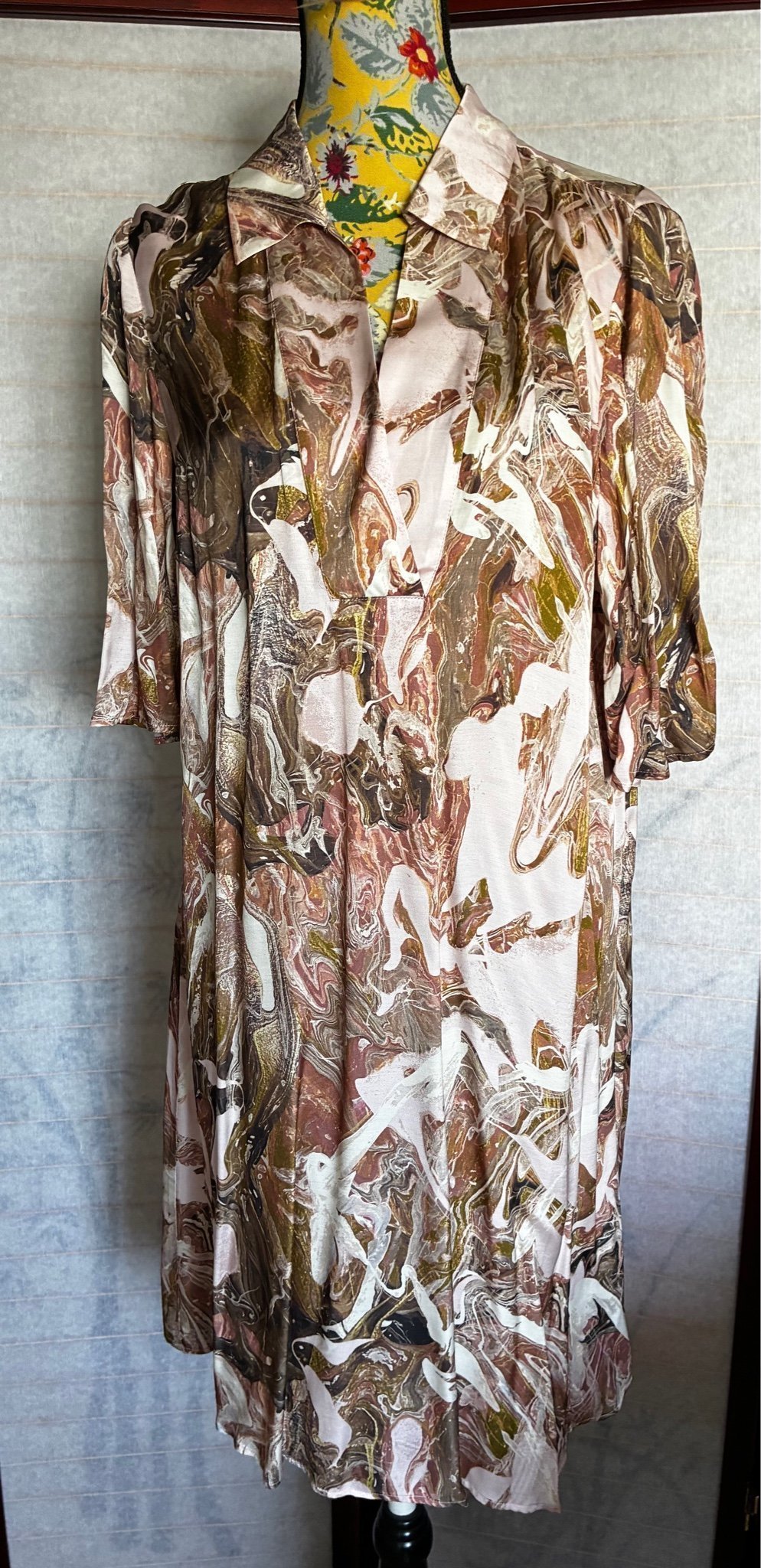 Ny MOS MOSH flerfärgad klänning st M men se mått | Köp på Tradera (703246851)