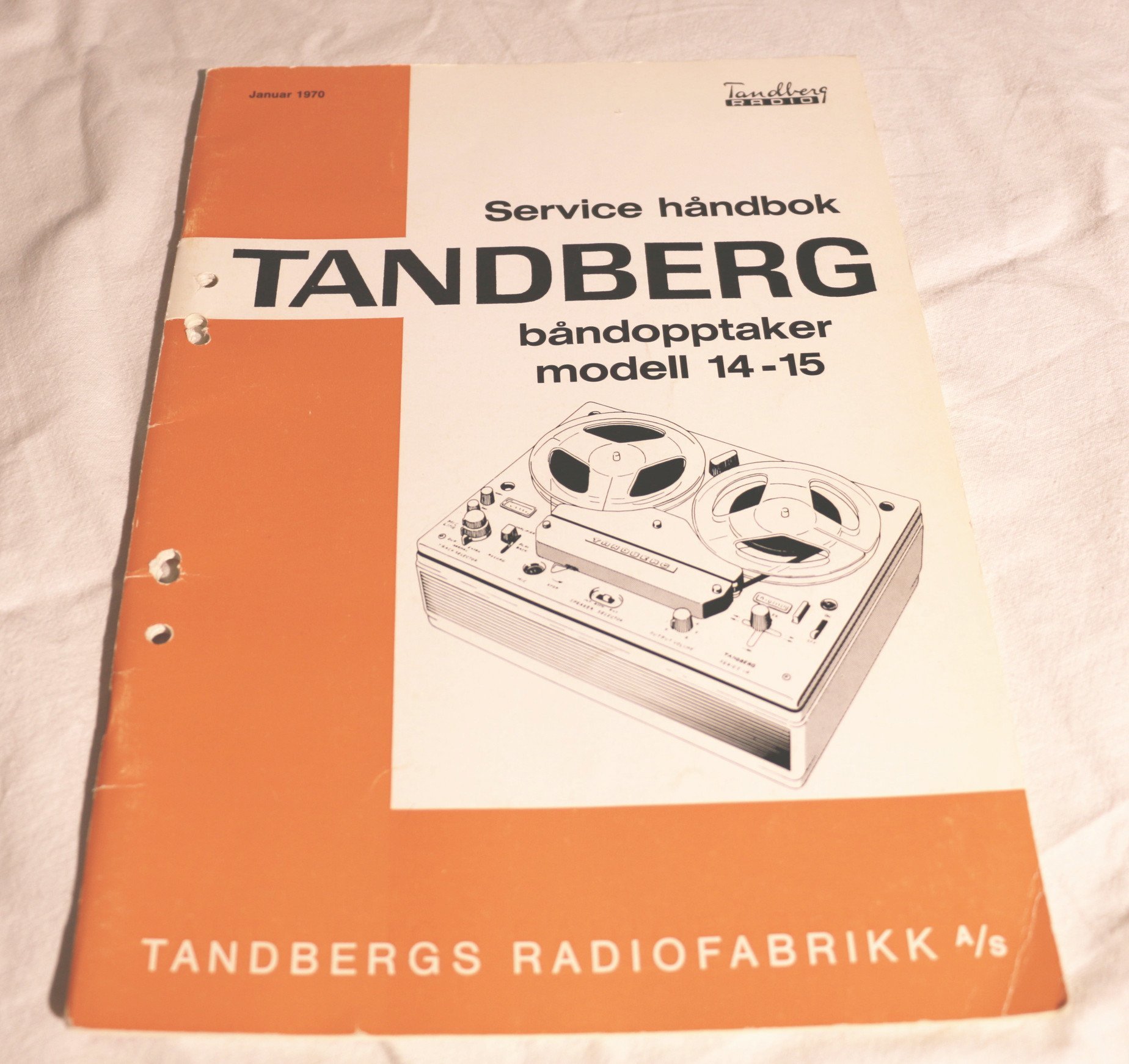 Servicehandbok - Tandberg båndopptaker modell 1.. | Köp på Tradera ...