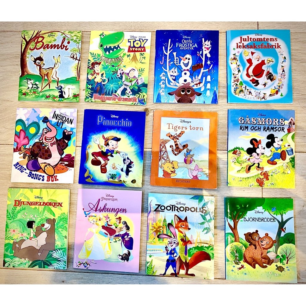 Disney! 12 klassiska Disney-sagor i pixie-forma.. | Köp på Tradera ...