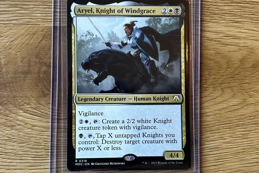 Magic the Gathering - Aryel, Knight of Windgrac.. | Köp på Tradera ...
