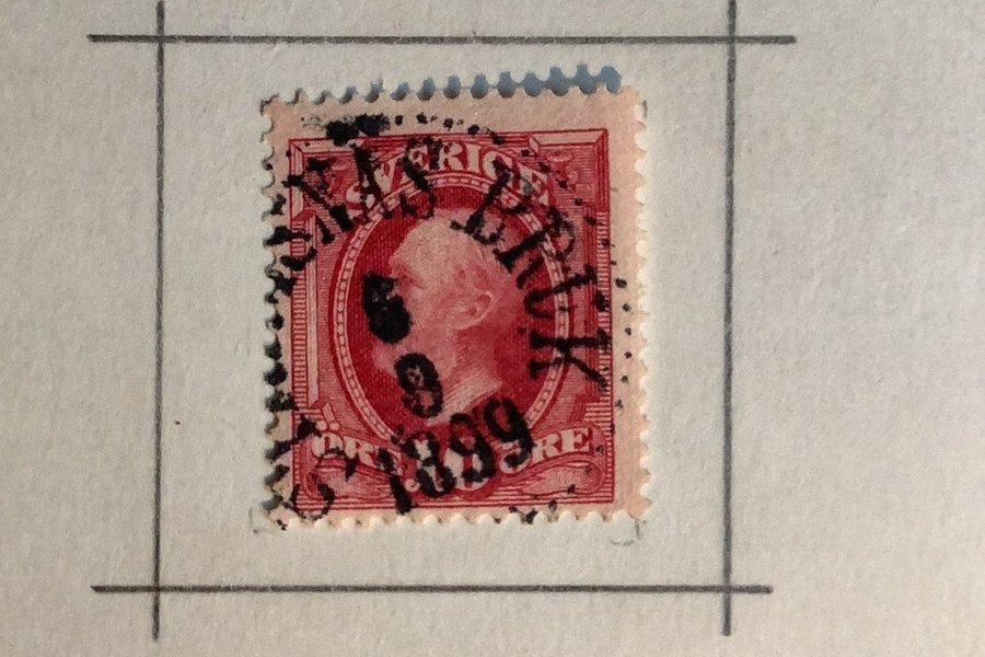 Sverige Oscar Strömsnäs Bruk 6/9 1899 | Köp på Tradera (734474967)