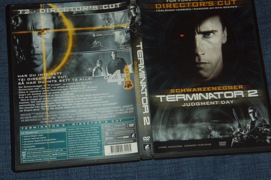 Terminator 2 Directors cut förlängd version DVD.. | Köp på Tradera ...