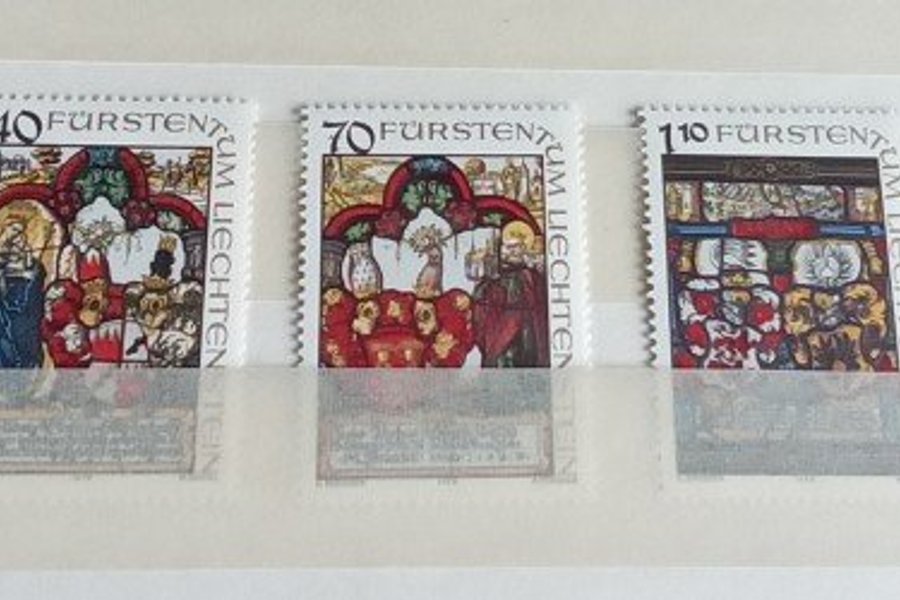 Liechtenstein Mi 731-733 (1979) pf serie Konst .. | Köp på Tradera ...