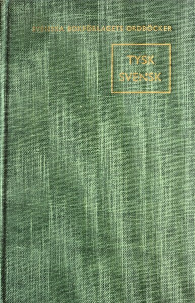 Svenska Bokförlagets Ordböcker: Tysk-Svensk | Köp på Tradera (734131266)