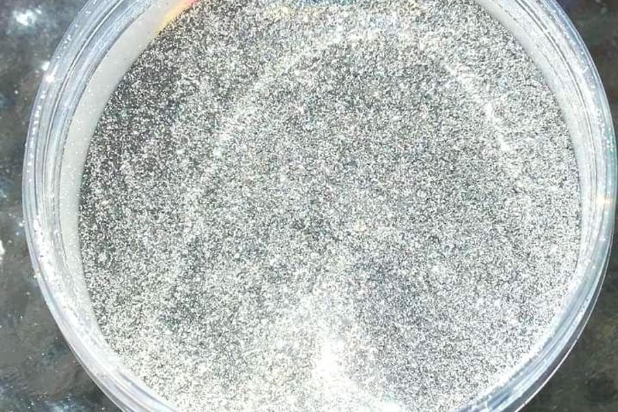 Silver Flake 100g 0,008 ( Metalfl.. | Köp från danne798 på Tradera ...
