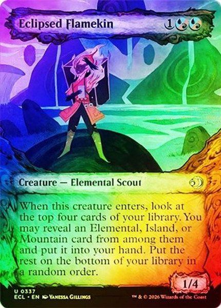 1x Eclipsed Flamekin v.0337 - MTG - Magic the G.. | Köp på Tradera ...