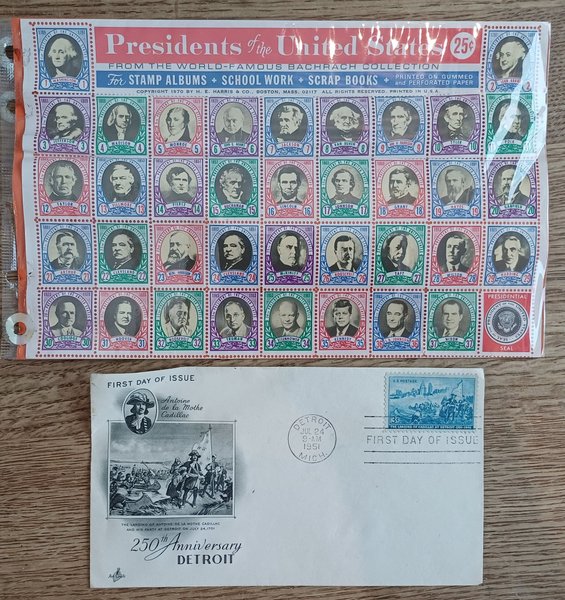 USA FDB 24.09.1951 och Presidenterna | Köp på Tradera (734685038)