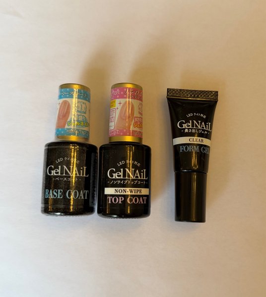 Gel Nail Base Coat, Top Coat och Form Gel | Köp på Tradera (713379686)