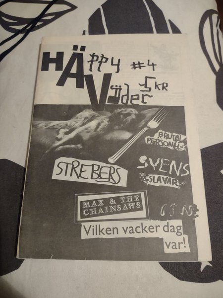 Häppy Väder #4-1989 [Fanzine/Musiktidning] stre.. | Köp på Tradera ...