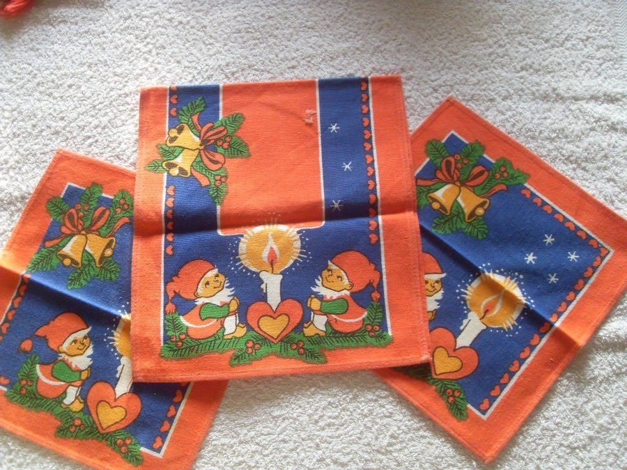 ET SET MED JUL DUKAR OCH LÖPARE 1970 - TALET | Köp på Tradera (702831903)