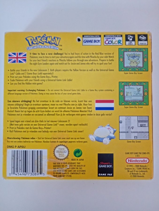 Pokémon Yellow Version - Special Pikachu Edition | Köp på Tradera ...