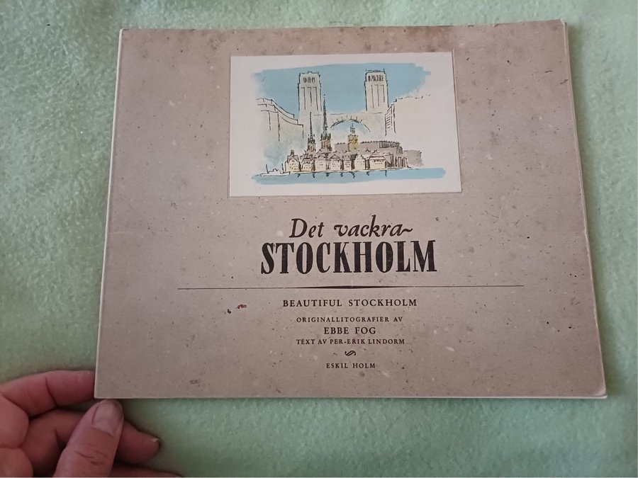 Det vackra Stockholm. Originallitografier av Eb.. | Köp på Tradera ...