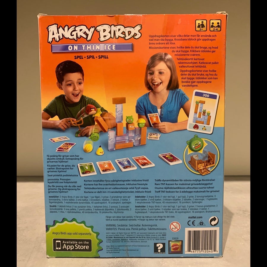 Angry Birds On Thin Ice - Spel - Fysiskt brädspel | Köp på Tradera ...