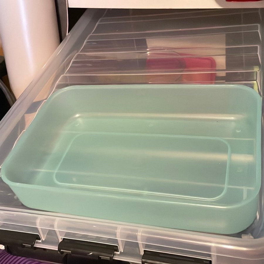 Se produkter som liknar Tupperware låda med lock på Tradera (695795901)