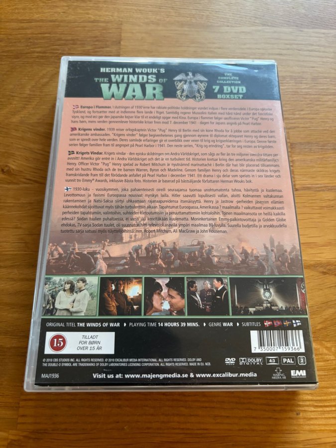 Herman Wouks The Winds of War - Komplett Samlin.. | Köp på Tradera ...