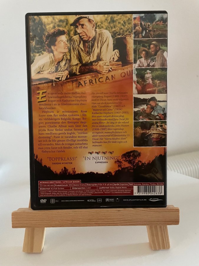 Afrikas Drottning - DVD med Humphrey Bogart och.. | Köp på Tradera ...