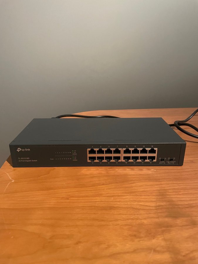 TP-Link TL-SG1016D 16-Port Gigabit Switch | Köp på Tradera (710697112)