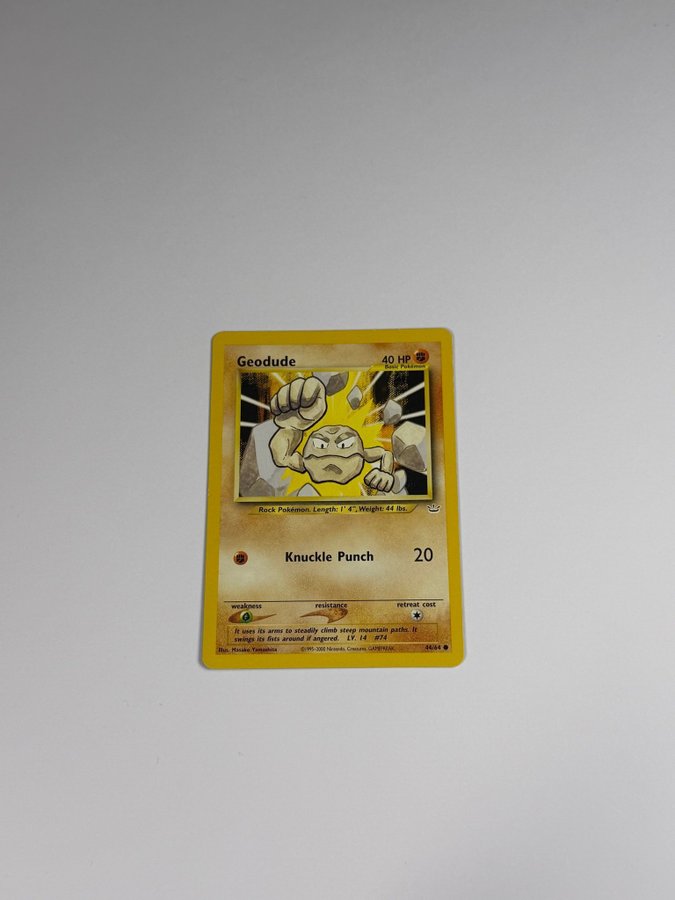 Geodude 44/64 - Neo Revelation set - Pokémon Kort | Köp på Tradera ...