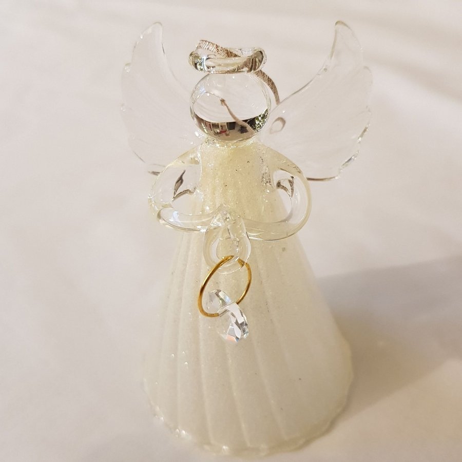 Glas ängel samlarobjekt. Handgjorda så varje än.. | Köp på Tradera ...