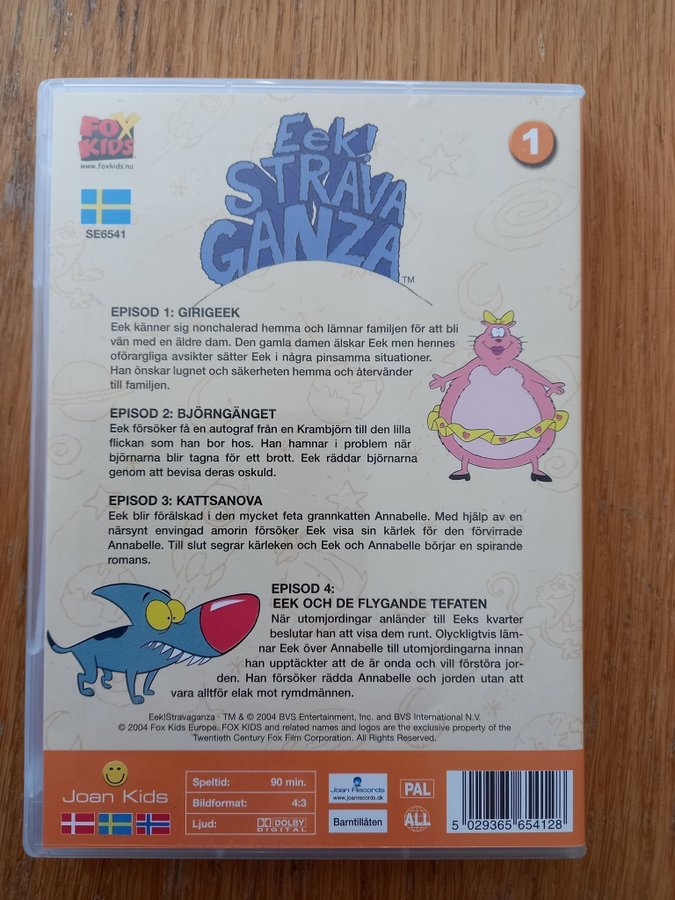 DVD Eek! Stravaganza - FOX KIDS - Eek! The Cat | Köp på Tradera (599538324)