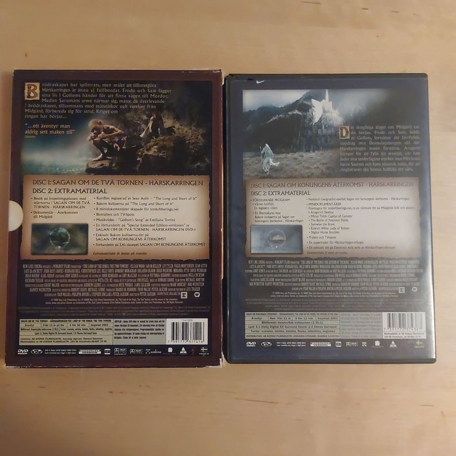 Se produkter som liknar Dvd: Sagan om Ringen - Två To.. på Tradera (683855541)