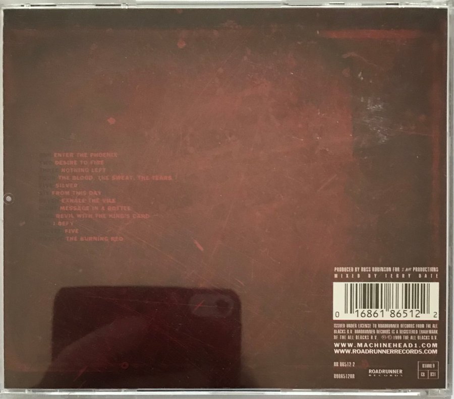 TOPPEX ! MACHINE HEAD - THE BURNING RED (HÅRDRO.. | Köp på Tradera ...