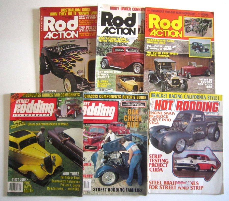 287 - Blandade Hotrod Tidningar 6st Rod Action .. | Köp på Tradera ...