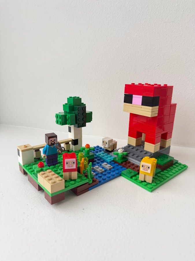 LEGO Minecraft The Wool Farm, Fårfarmen, Ullfar.. | Köp på Tradera ...
