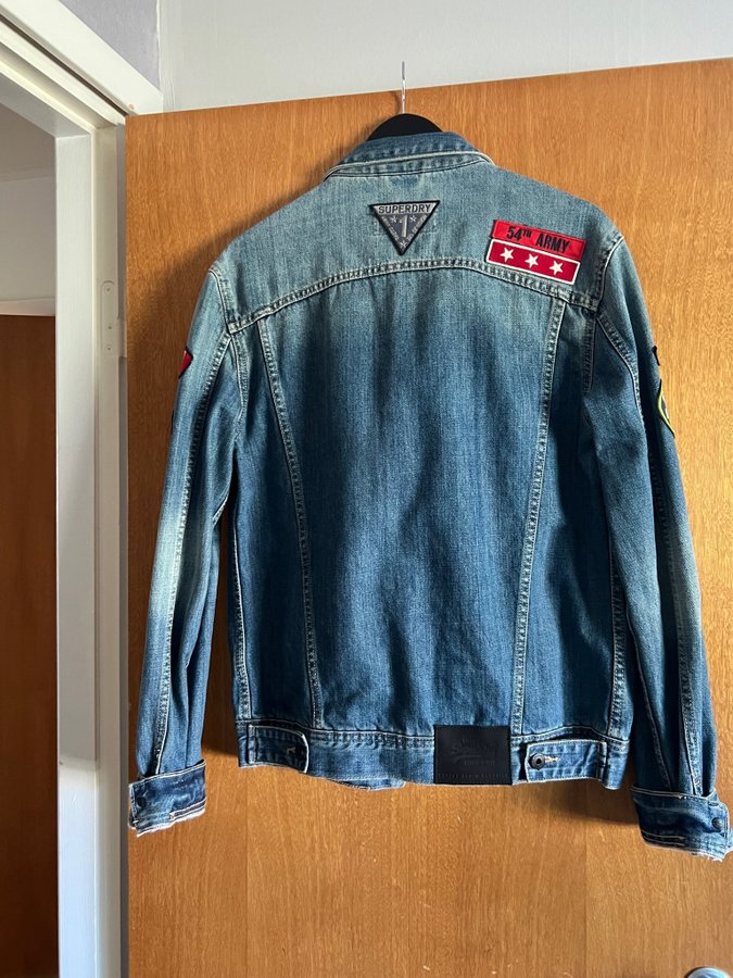 Superdry blå jeansjacka, storlek M | Köp på Tradera (733879753)
