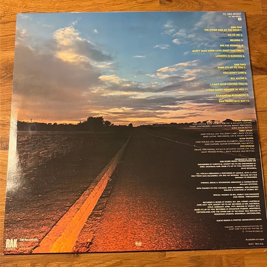 Smokie - The Other Side Of The Road - LP | Köp på Tradera (713662445)