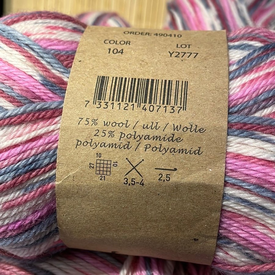 4 X 100 G - Ullis melerat garn från Rusta - Ull.. | Köp på Tradera ...