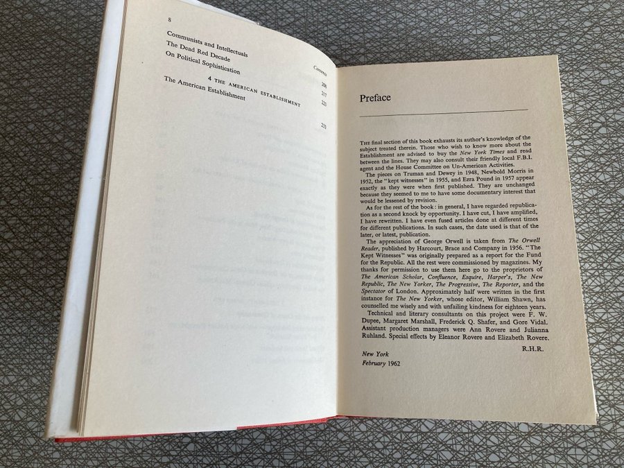 The American Establishment av Richard H. Rovere.. | Köp på Tradera ...