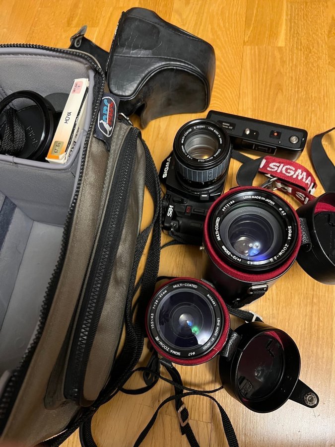 Sigma SA-1 kamera med tillbehör | Köp på Tradera (702861979)