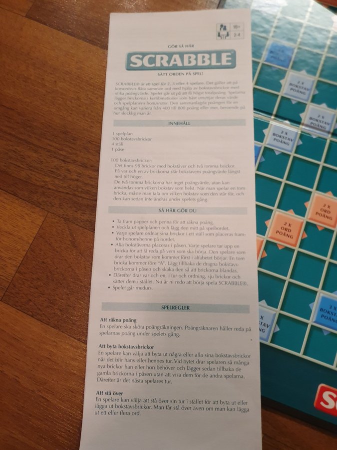 Se produkter som liknar Komplett Scrabble Original Br.. på Tradera ...